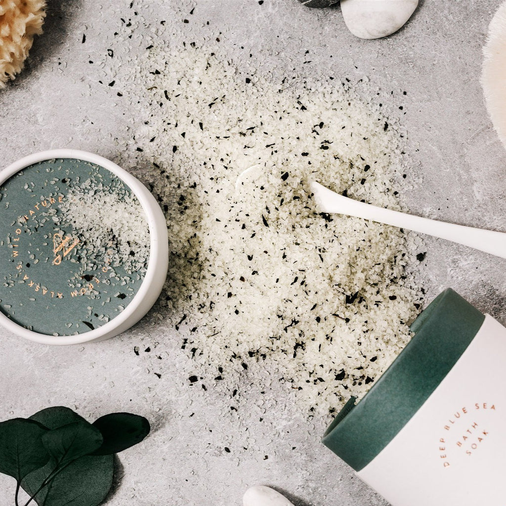 Deep Blue Sea Bath Soak With Wild Alaskan Kelp + Peppermint – Waterbody